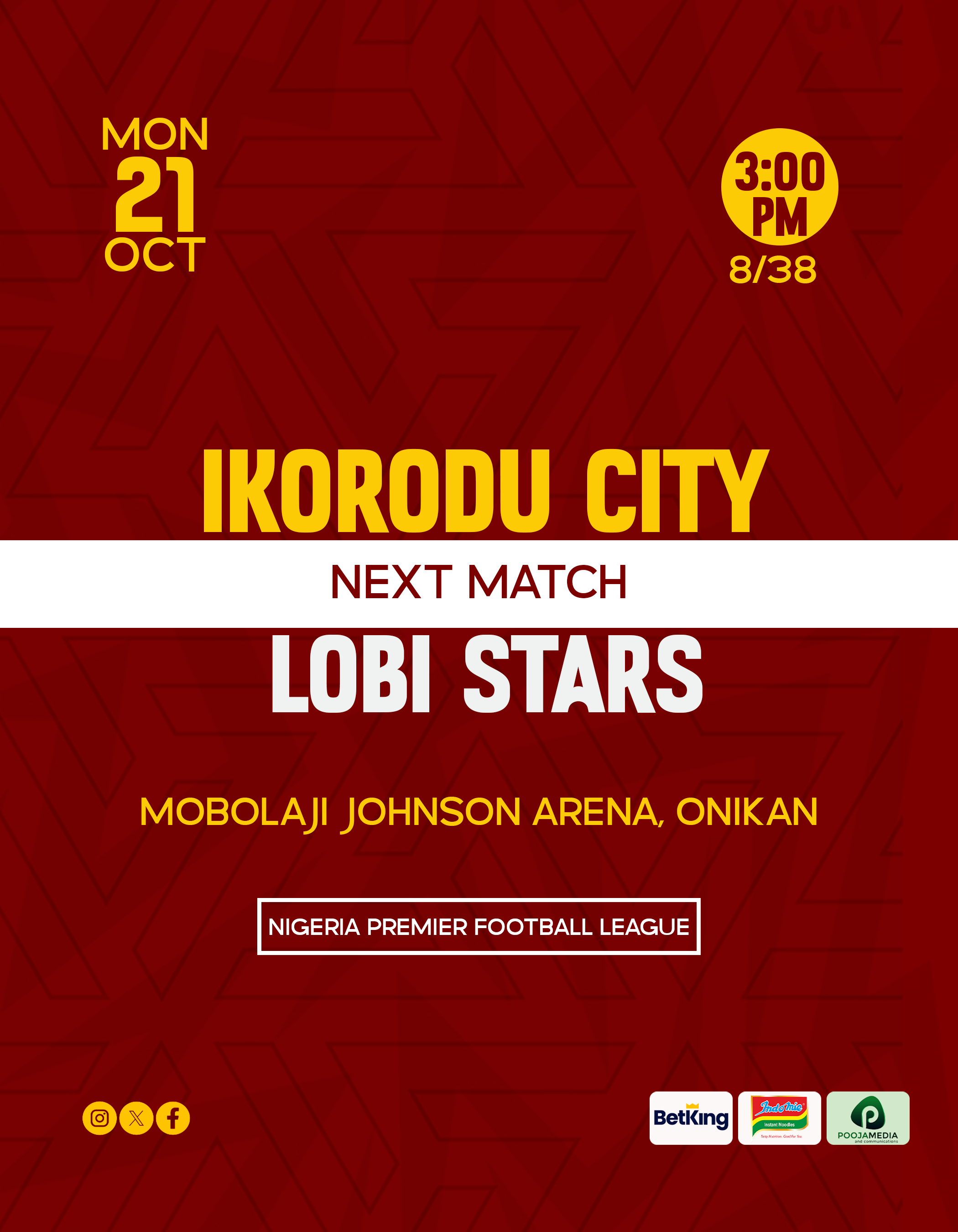 NPFL25 MD8 Preview: We Look to Extend Unbeaten Run as Lobi Stars Visit ...